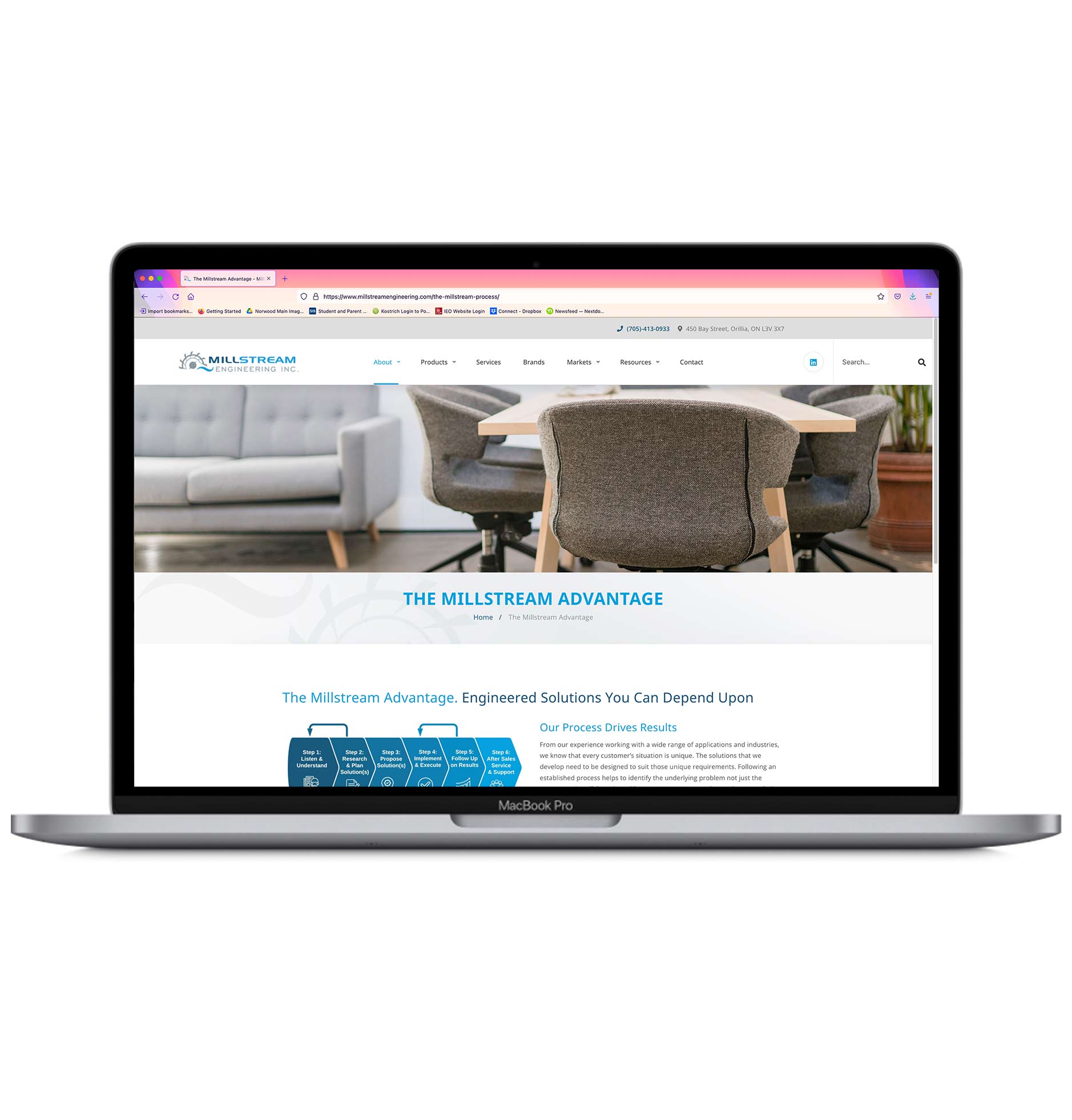 Millstream Engineering Branding & Website - Integra Design Inc.